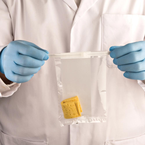 SACO P/AMOSTRAGEM 600ml SANI-STICK TAMPÃO NEUT EMB C/100 UND LABPLAS