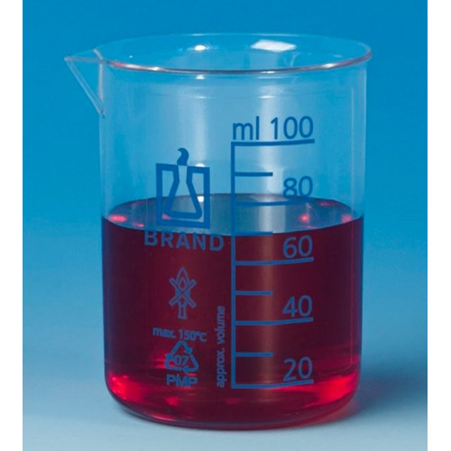 Beaker 250mL em PMP Brand
